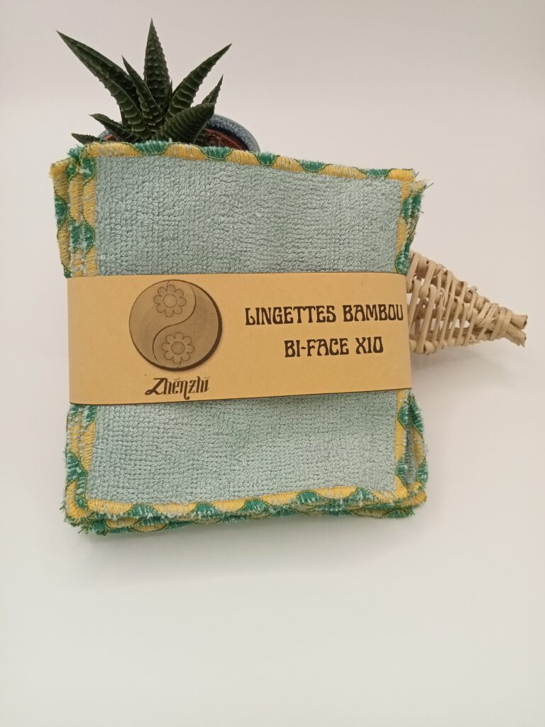 Lingettes bambou bi-face x10 - ZhenZhi